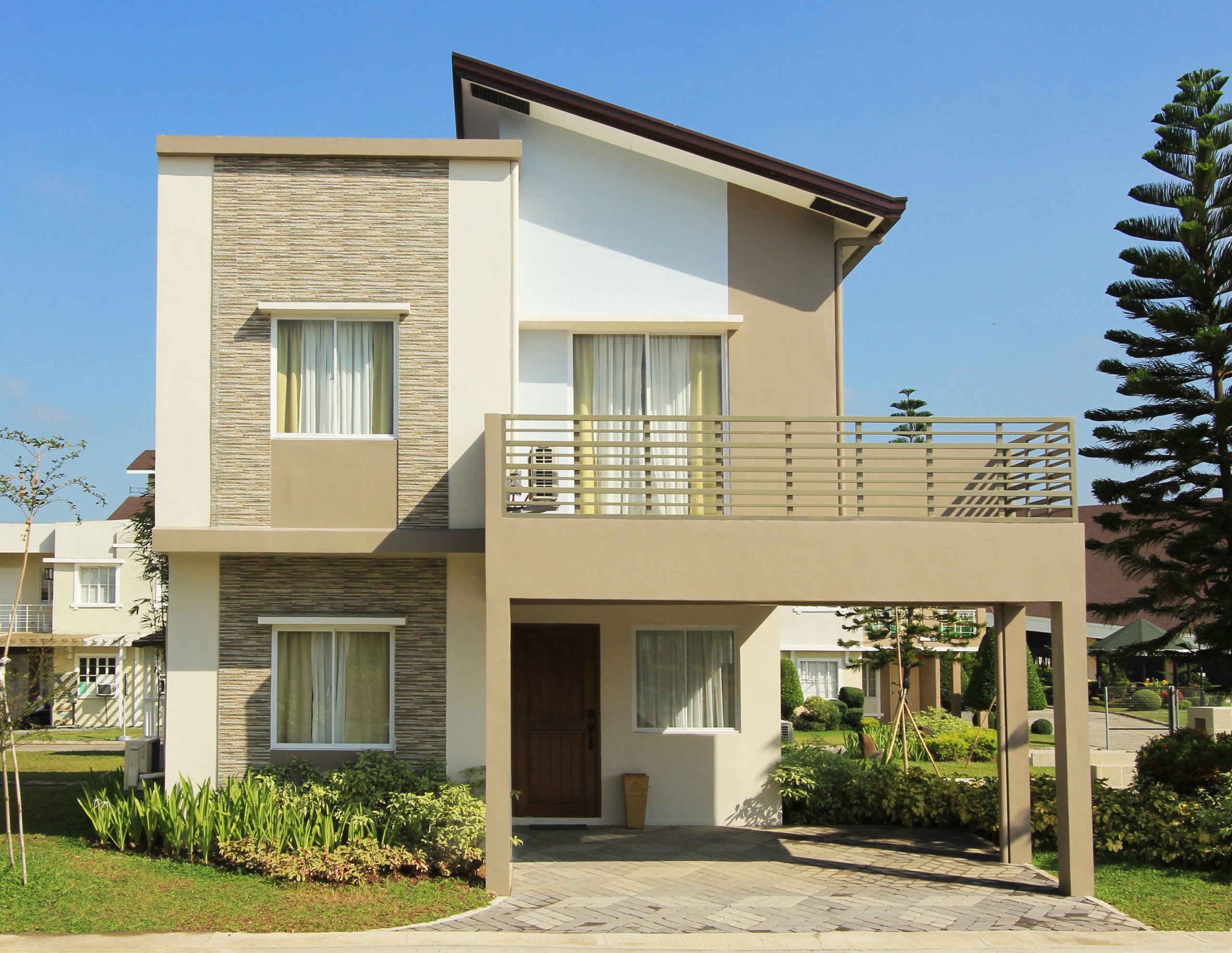 Single Attached House in Cavite (Modern-Asian Inspired Houses)